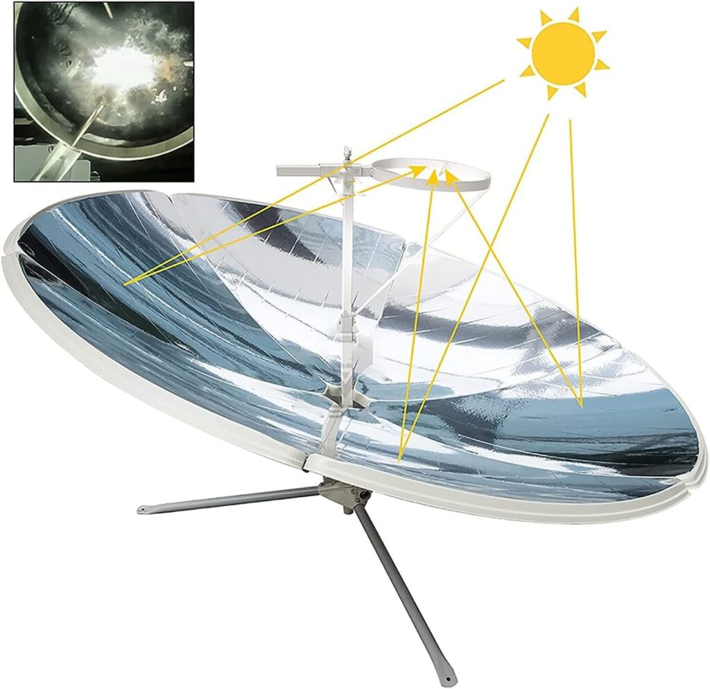 Transforme Sua Antena Parabólica em um Fogão Solar - Dusite